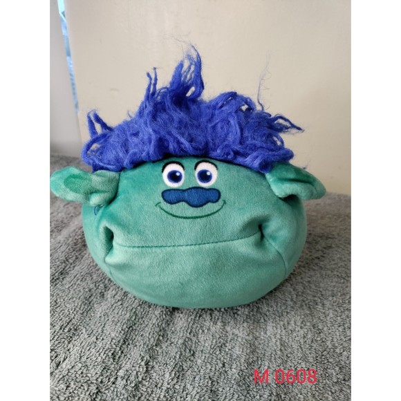 Dreamworks | Toys | Dreamworks Troll Blue Soft Plush Stuffed Cube 4 ...